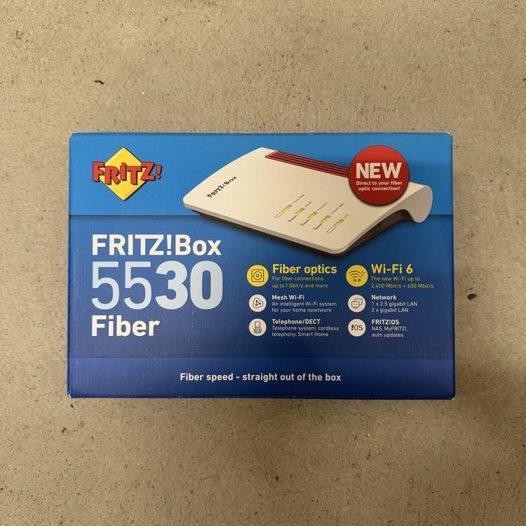 FRITZ!Box 5530 Fiber - WLAN Router (Gebraucht) in für CHF 37 – mit ...