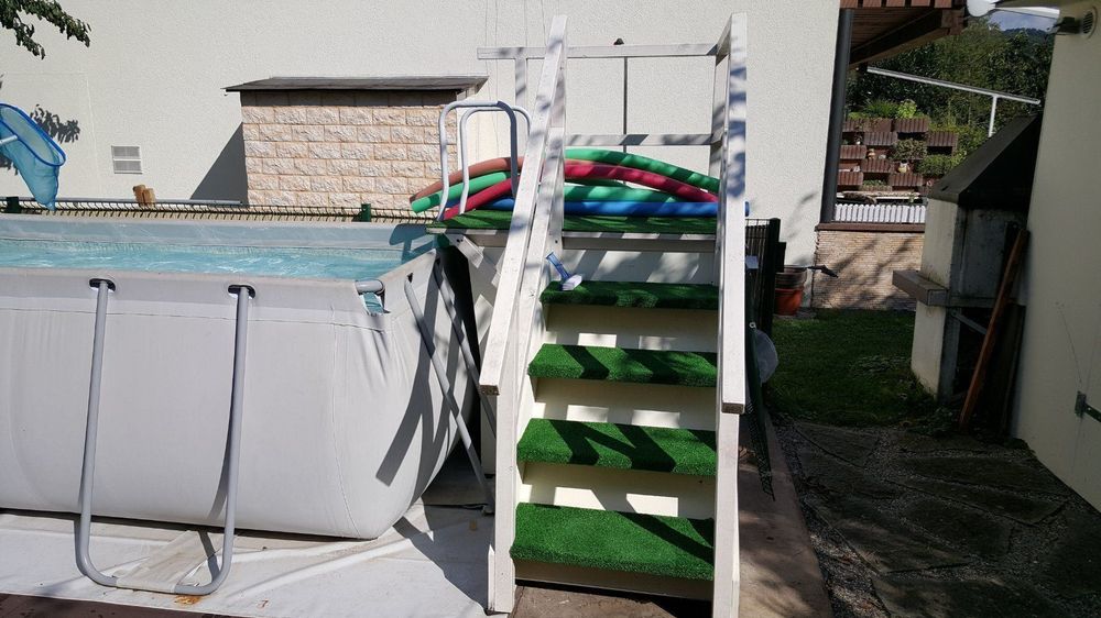 Pooltreppe für Index Pool mit Höhe 90 cm (Gebraucht) in Münchenstein ...