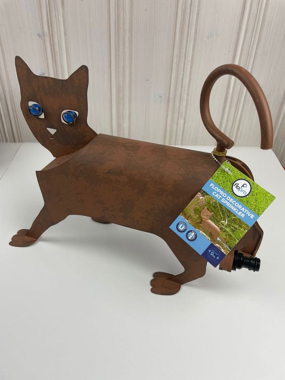 Rasensprinkler "Katze" Flopro aus Metall - Cat Sprinkler (Neu und ...