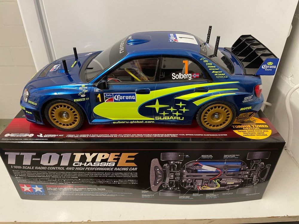 Tamiya TT-01 E Subaru Impreza Mexico 2004 | Acheter sur Ricardo