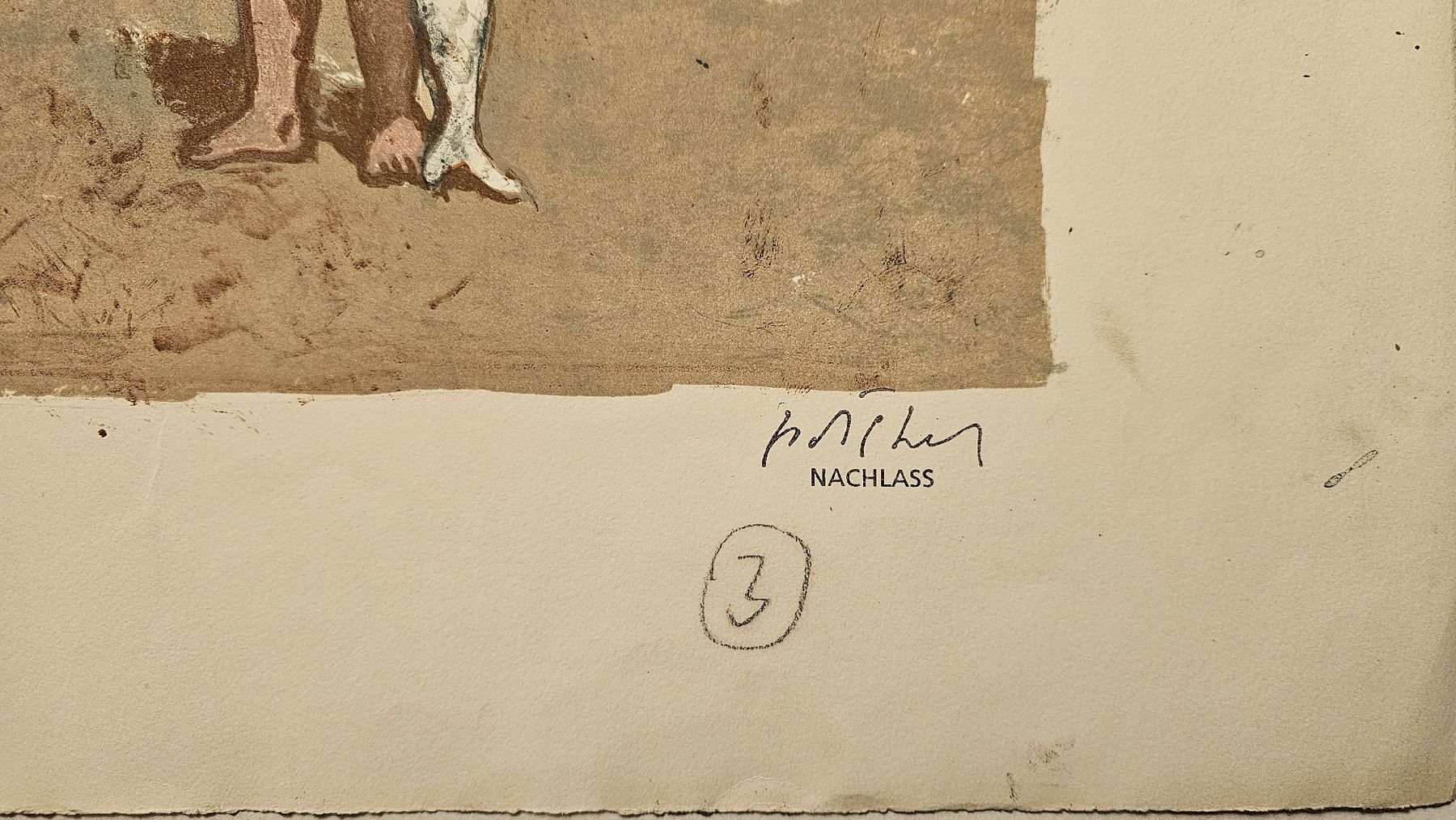 Hans Potthof Original Lithografie épreuve d'artiste 90x63cm (Gebraucht ...