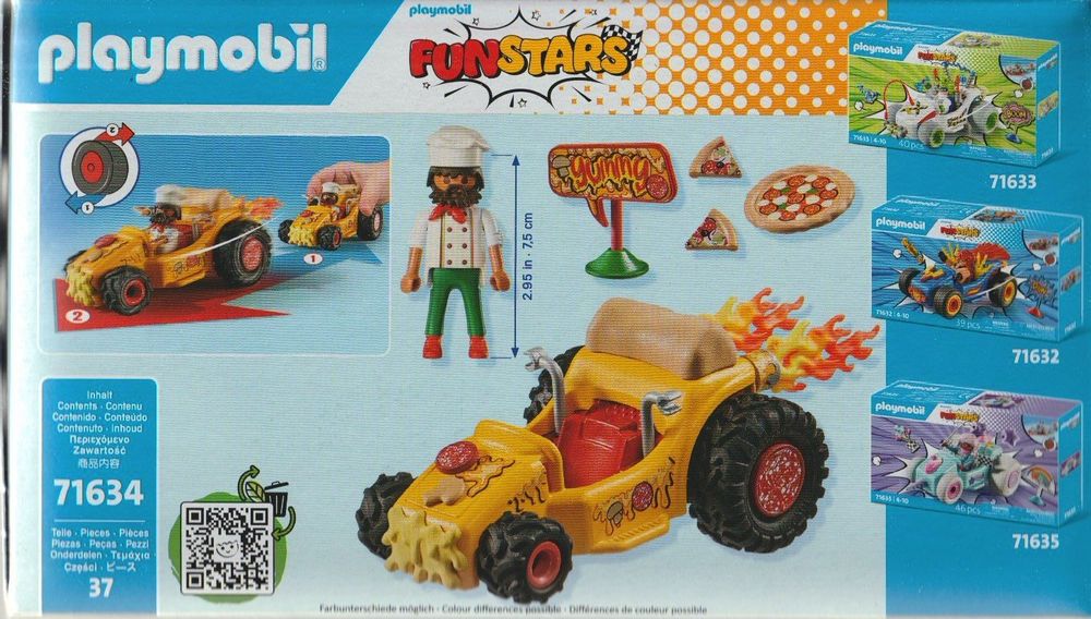PLAYMOBIL FUN STARS 71634 RACING PIZZA new (Neu und originalverpackt ...