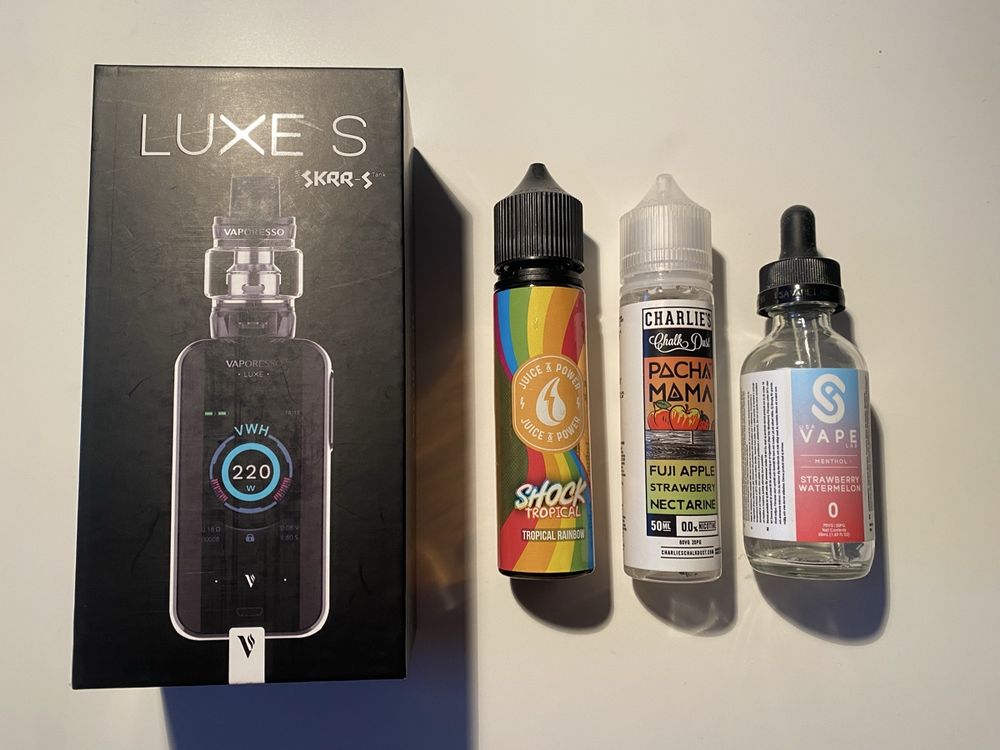Vape \ E-Zigarette von Vaporesso mit 3 Liquids | Acheter sur Ricardo