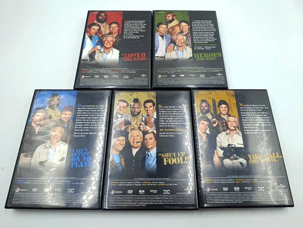 A-Team DVD komplett Set, Staffel 1-5 (Gebraucht) in Wil SG für CHF 39.5 ...