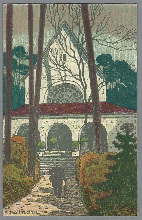 WINTERTHUR, KREMATORIUM SCHÖNE KÜNSTLER LITO SIGN. BOLLMANN (Gebraucht ...