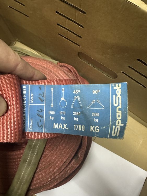 SpanSet 1700 KG Lifting Sling - Heavy Duty and Reliable (Gebraucht) in ...