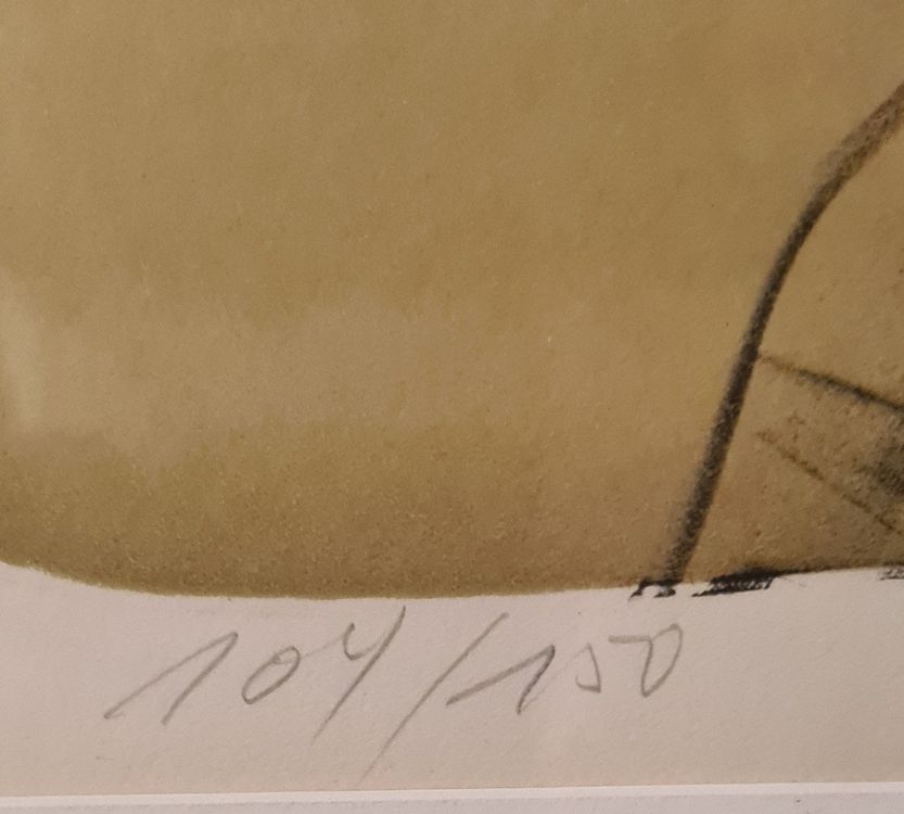 Grosse Lithographie von Hans Erni Luzern 1909 -2015 (Gebraucht) in Rotkreuz für CHF 790 – nur ...