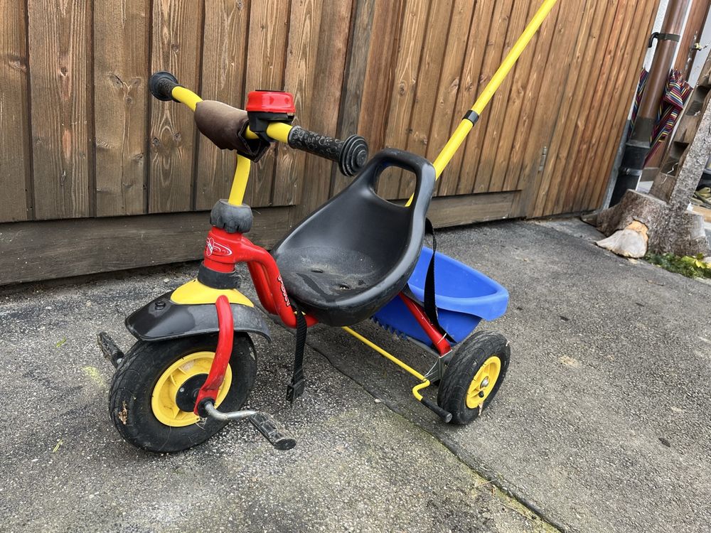 Puky Dreirad mit Schiebestange und Kippmulde | Kaufen auf Ricardo