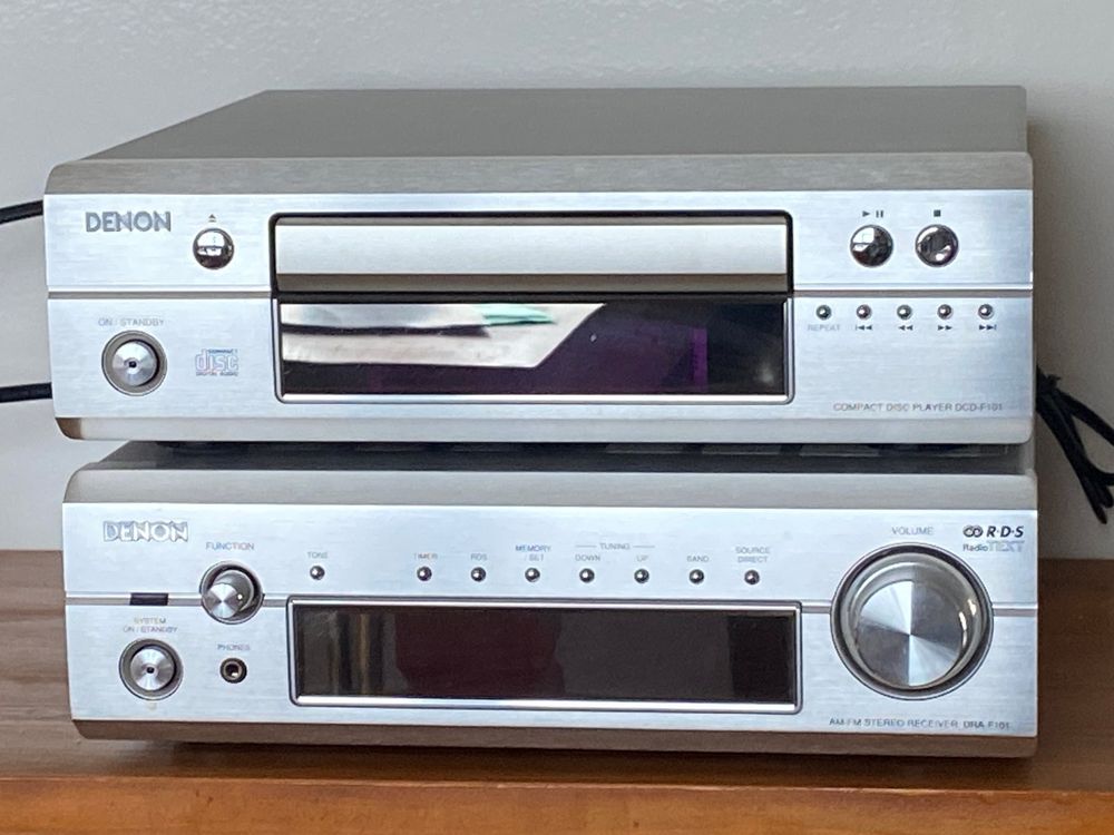 Denon Mini-Anlage F101 (DRA-F101 + DCD-F101) (Defekt) in ...