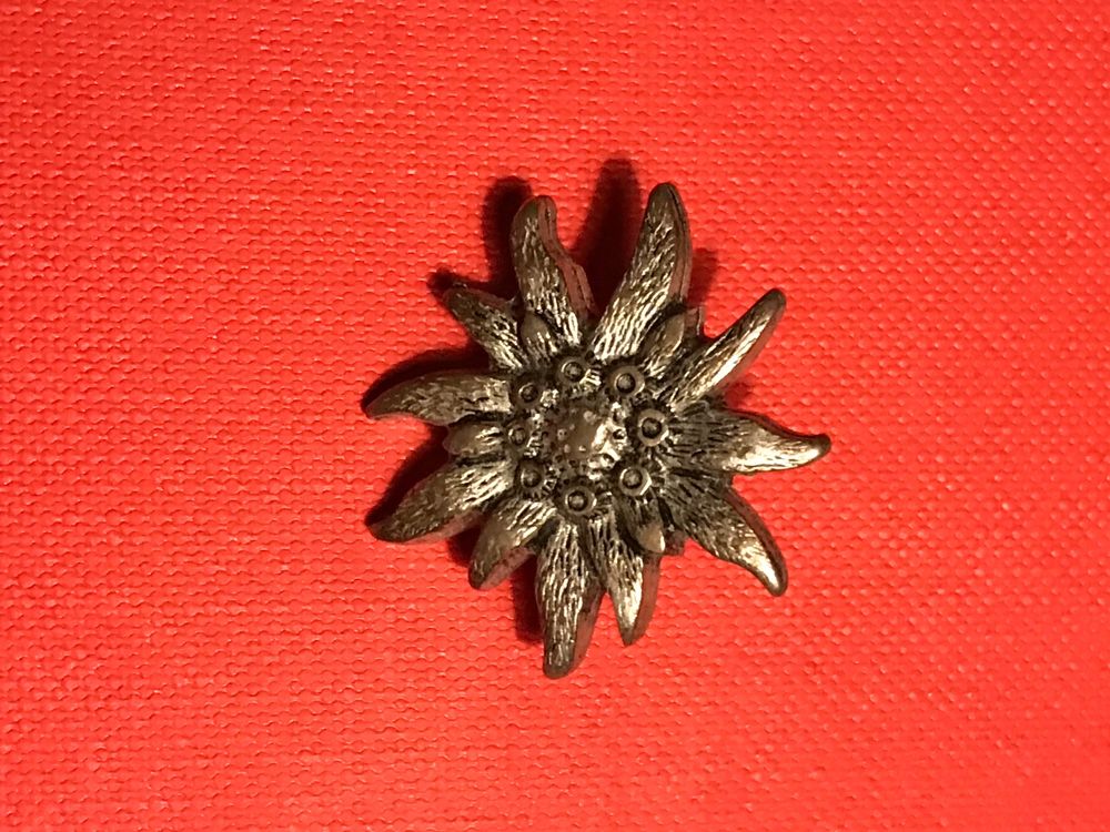 Pin Edelweiss Silberoptik Alpen Ethno Swissness (Gebraucht) in Däniken ...