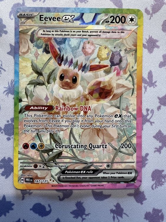 Eevee EX 167/131 Prismatic Evolutions | Kaufen auf Ricardo
