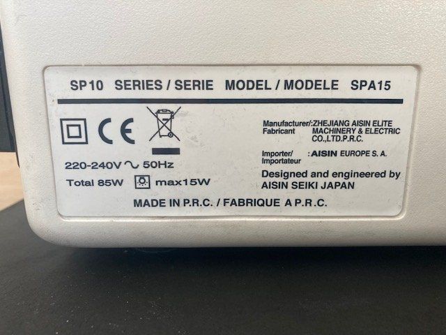 Toyota Nähmaschine Ergonomic Design SPA15 (Gebraucht) in Sursee für CHF ...