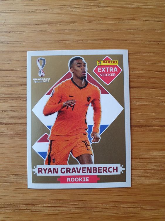 Panini Extra Sticker Gold RYAN GRAVENBERCH | Kaufen auf Ricardo