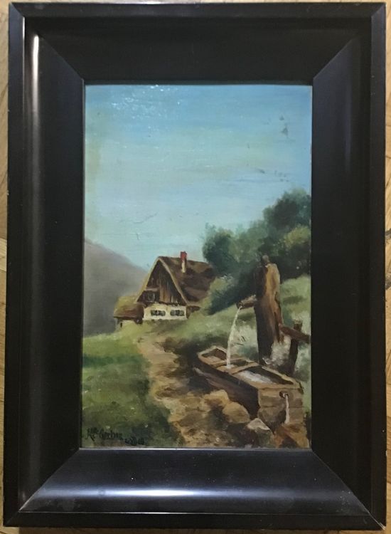 Landschaft Gemälde Unleserlich Signiert (Gebraucht) in Root für CHF 5 – mit Lieferung auf ...