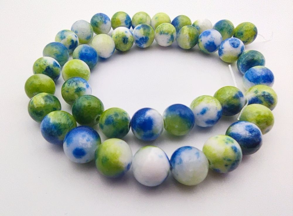 1 Strang Persische Jade Perlen 10mm (Neu und originalverpackt) in ...