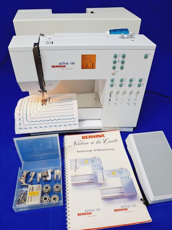BERNINA ACTIVA 140 WIE NEU GARANTIE 3MT FRISCH REVIDIERT (Gebraucht) in ...