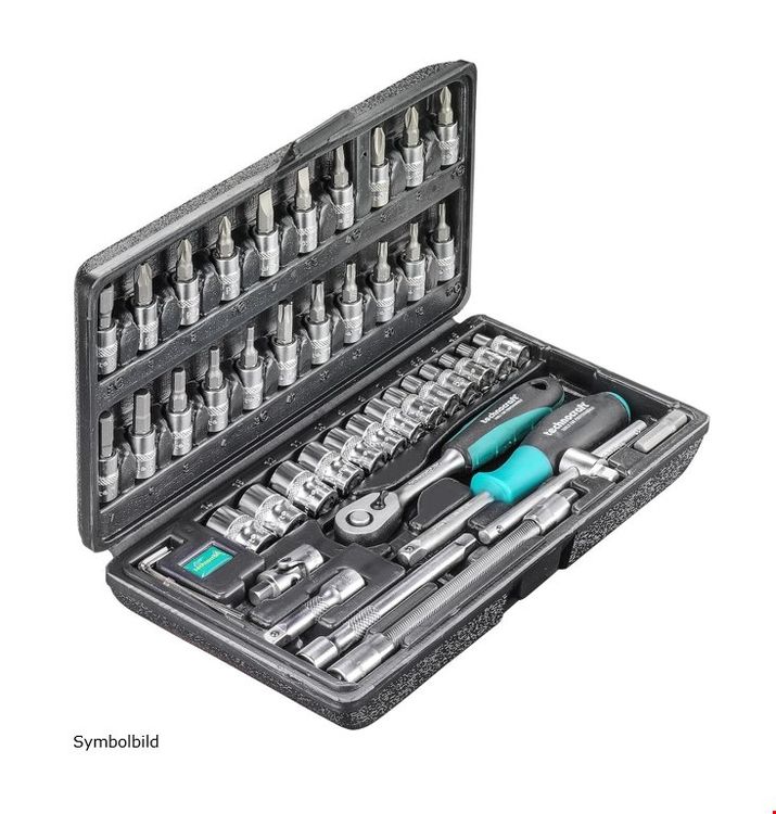 46-teilig Steckschlüsselsatz 1/4 TECHNOCRAFT NEU (Neu und ...