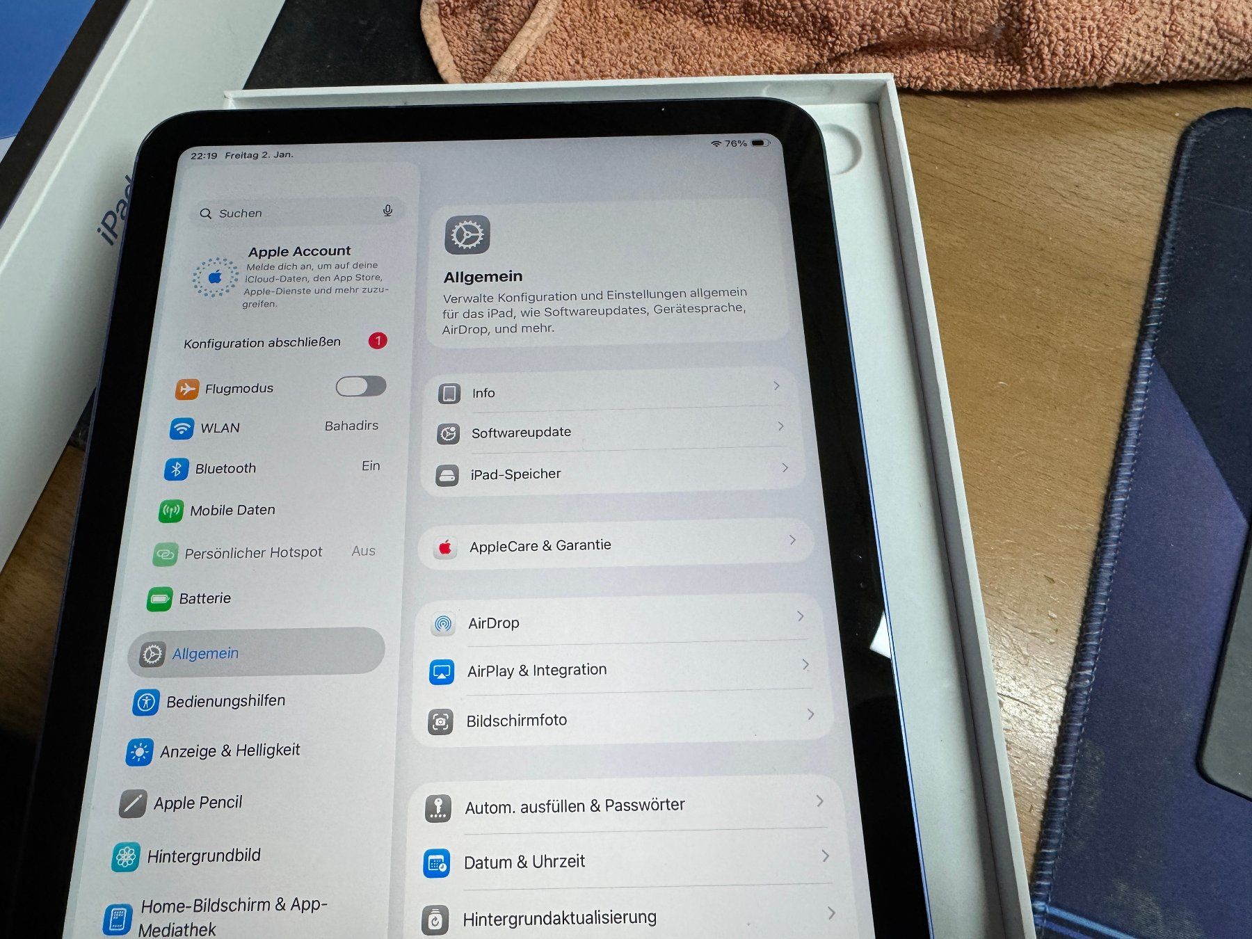 iPad 10. Generation 64 Gb WI-FI und Cellular A2757 (Neu (gemäss ...