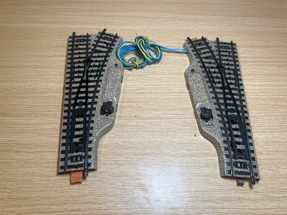 Märklin weichenpaar 5203 + 5204 M H0 (13) (Gebraucht) in St-Aubin-Sauges für CHF 12 – mit ...