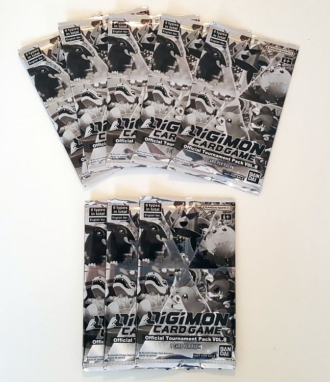 Digimon 8 x Tournament Pack vol. 8 sealed EN | Kaufen auf Ricardo
