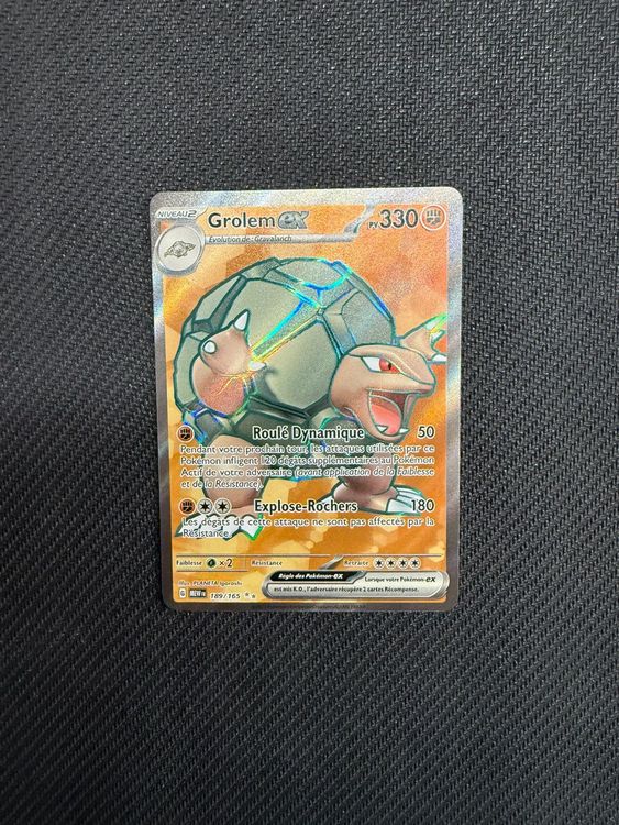 Carte Pokémon Grolem Full Art - EV3.5 189/165 - FRANCAIS (Neu (gemäss ...