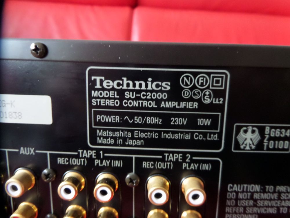 Technics SU-C2000 Vorverstärker Sehr guter Zustand! (Gebraucht) in Hergiswil für CHF 515 – mit ...