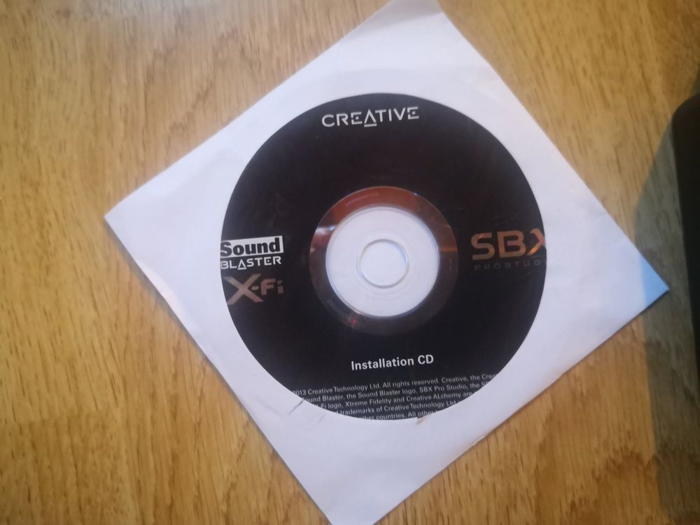 Creative Sound Blaster X-Fi USB (Gebraucht) in Moudon für CHF 40 – mit ...