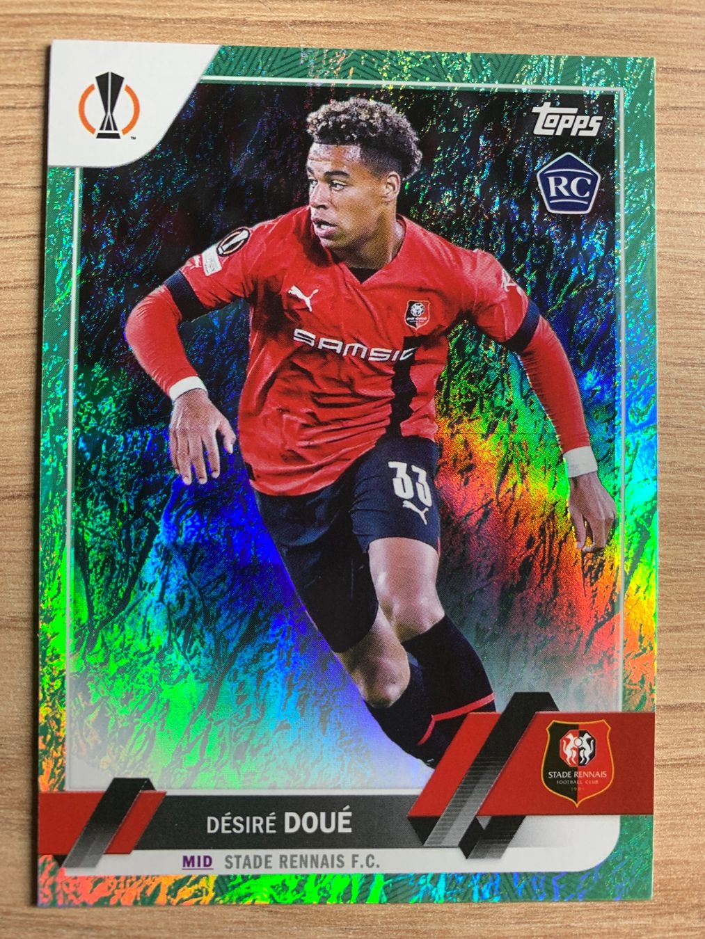 Soccer Désiré Doué RC JADE GREEN Topps 2023 🔥 (Gebraucht) in Netstal ...