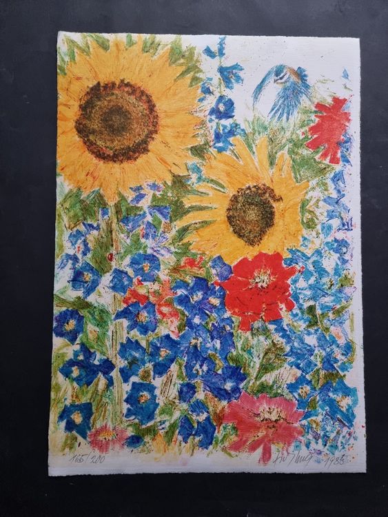 FRITZ HUG LITHOGRAPHIE SIGNIERT NUMMERIERT 194/200 | Kaufen auf Ricardo