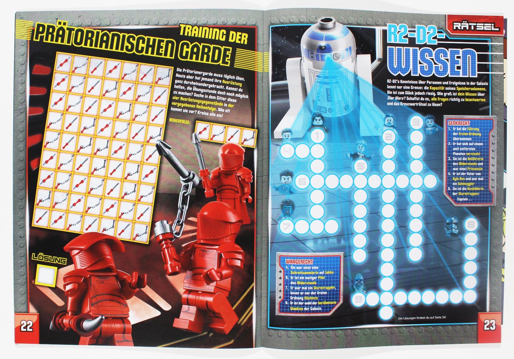 4 LEGO STAR WARS Comics, Quiz & Rätselspass für Kinder Set 3 (Gebraucht ...