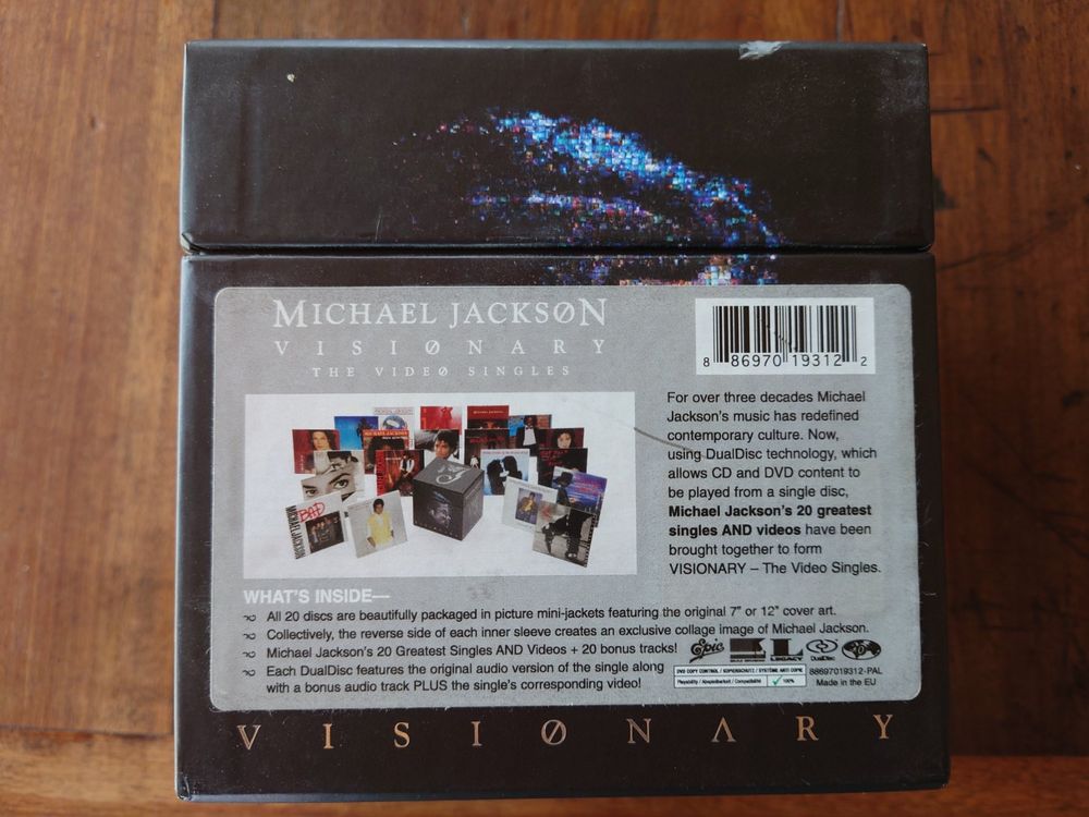 MICHAEL JACKSON - Visionary (20 Dual disc Hybrid CD / DVD) (Gebraucht ...