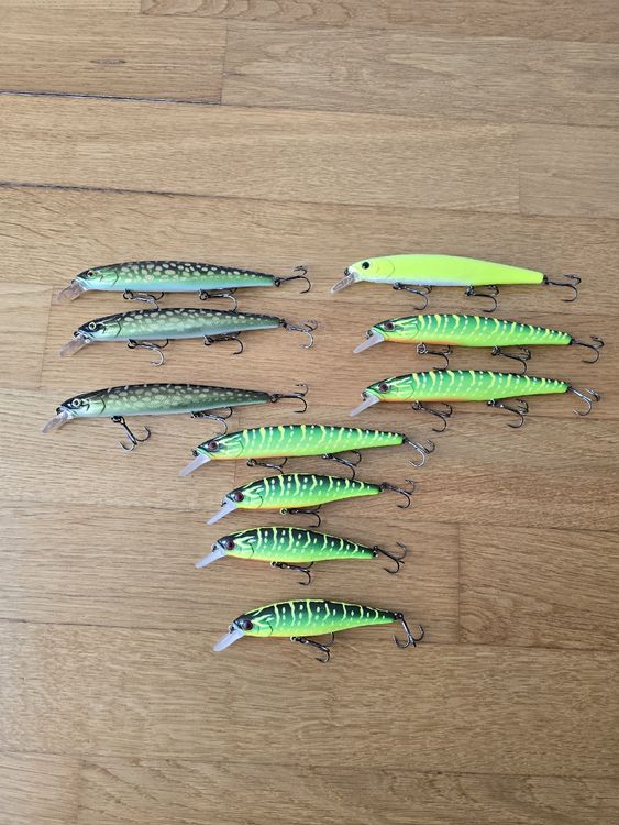 10x Illex Wobbler Spinnfischen Hecht Angeln See Pike Fishing | Kaufen auf Ricardo