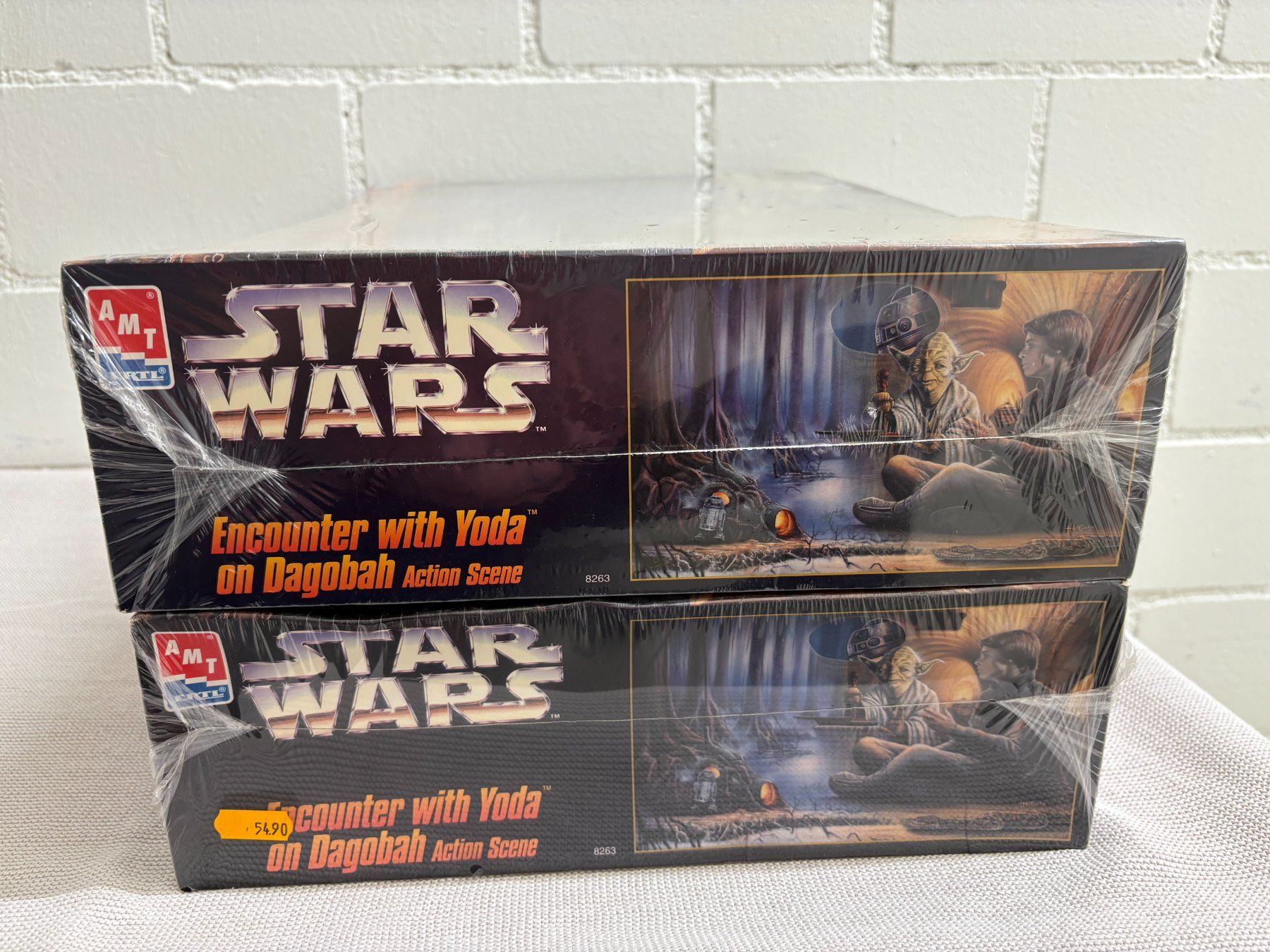 NEU AMT ERTL Modellbausatz1995-Encounter with Yodaon Dagobah (Neu und ...