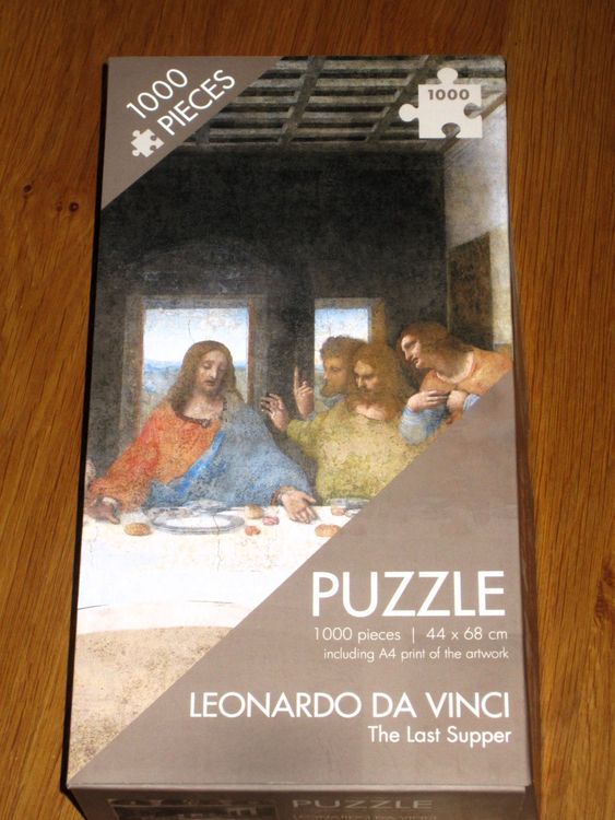 Puzzle, 1000-teilig, Abendmahl von Leonardo da Vinci (Gebraucht) in Männedorf für CHF 15 – mit ...