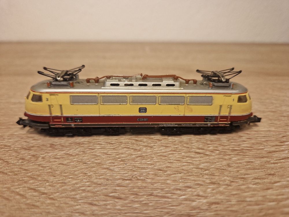 Minitrix N E-Lok BR E03 DB (Défectueux) à St-Aubin-Sauges pour CHF 18 – avec livraison | Acheter ...