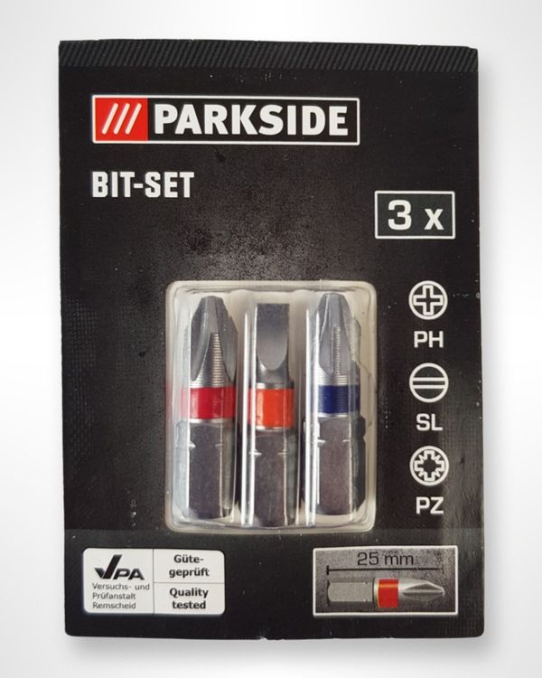 PARKSIDE Bit-Set 3 Stk. 25mm PH, SL, PZ (Gebraucht) in Suhr für CHF 1 ...