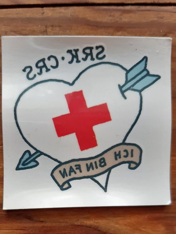 Rotes Kreuz SRK - CRS Abziehbild (Tattoo) Rotes Kreuz SRK - CRS Abziehbild (Tattoo)
