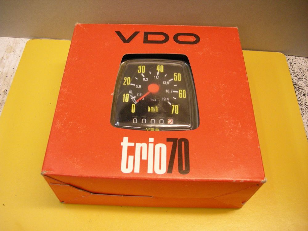 VDO, Tacho, Trio 70, Velo, Fahrrad, Bike, Oldtimer (Neu und ...