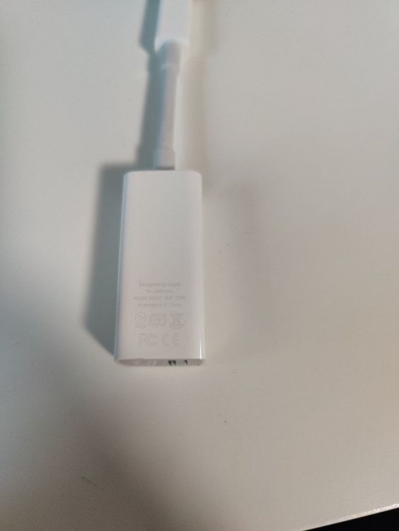 Original Thunderbolt LAN Adapter RJ45 | Kaufen auf Ricardo