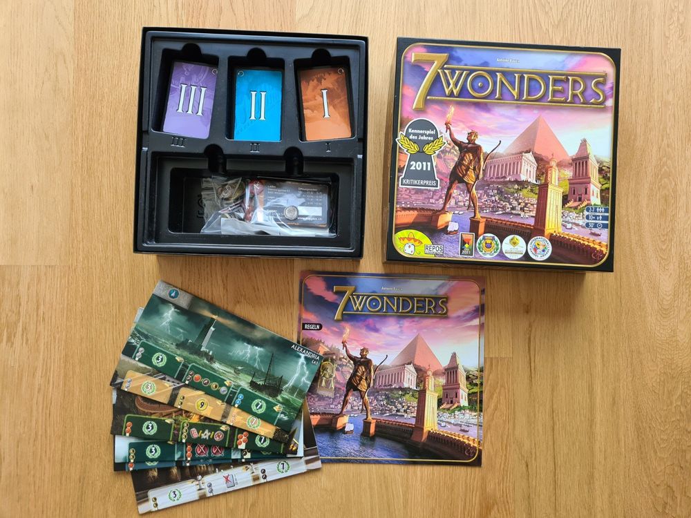 7 Wonders - Kennerspiel des Jahres 2011 - Repos Production | Kaufen auf ...