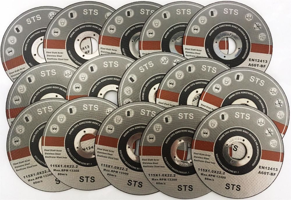 15er Set Trennscheiben Inox 115 mm/1 mm (Neu und originalverpackt) in ...