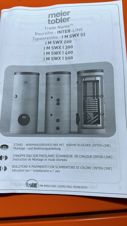 Boiler inox 300 litres (Neu und originalverpackt) in Le Châble VS für ...