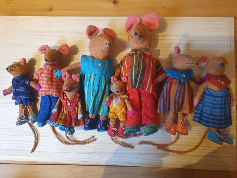 8 süsse Mäuse zum Spielen wie Maileg (Gebraucht) in Rifferswil für CHF ...