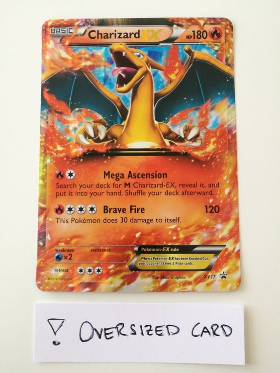 Charizard EX -XY17 - Oversized Promo | Kaufen auf Ricardo
