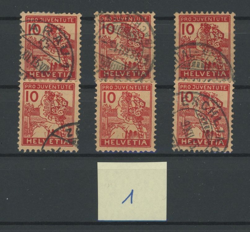 Pro Juventute 1915, 10+5 Rappen, Luzerner Mädchen | Kaufen auf Ricardo