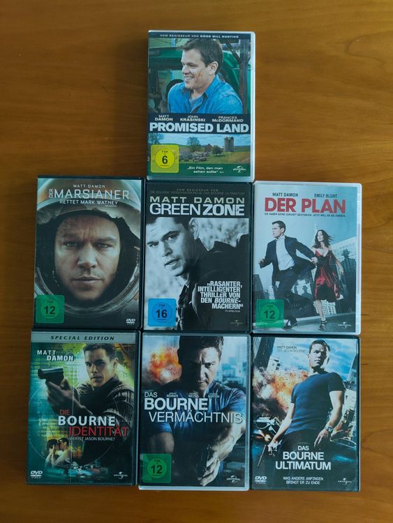 Matt Damon Sammlung. 7 Action DVDs (Gebraucht) in Birmensdorf ZH für CHF 7 – mit Lieferung auf ...