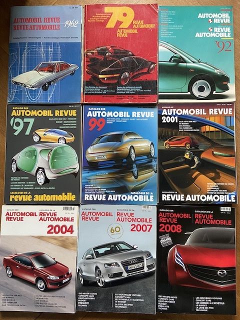 AUTOMOBIL REVUE Katalog-Konvolut 1962 bis 2008 - 9 Stück | Kaufen auf ...