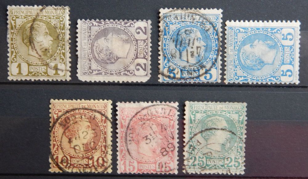 Monaco ex. Kat. 1-6 gest. 1885 Kat. 198 Euro (Gebraucht) in Zürich für ...