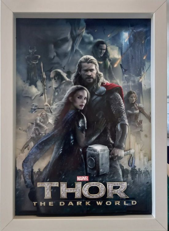 Thor: The Dark World Movie Poster Shadow Box Diorama (Neu (gemäss ...