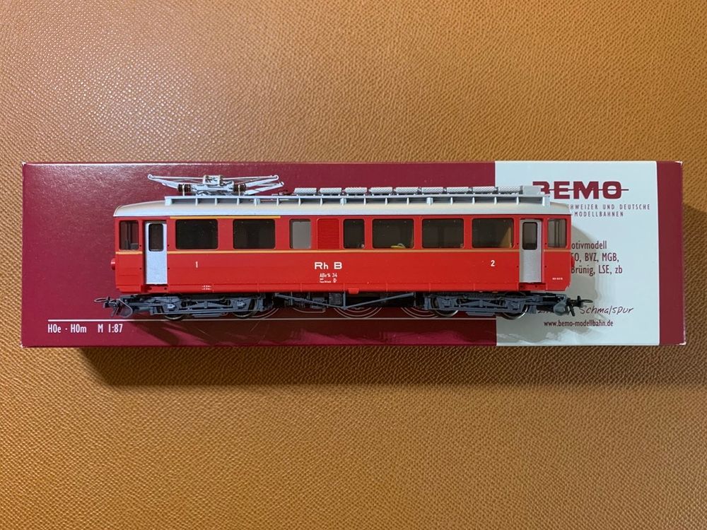 Bemo H0m 1368134 ABe 4/4 34 RhB DC Digital-Sound | Kaufen auf Ricardo